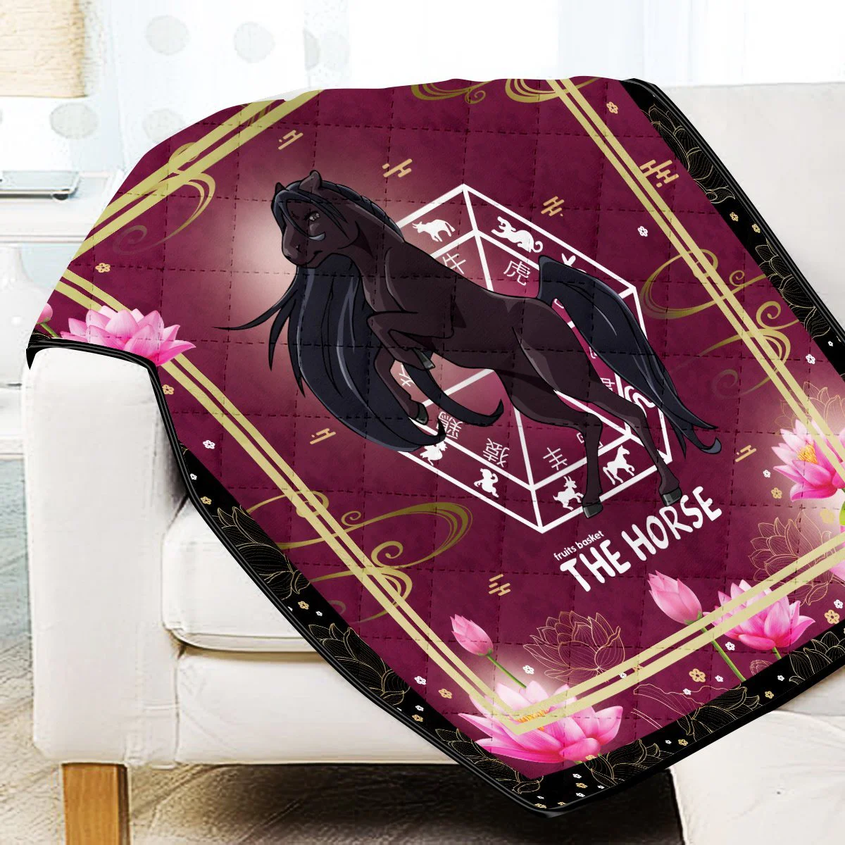 Fruits Basket Blankets - Rin The Horse Quilt Blanket FH0709 | Gear ...