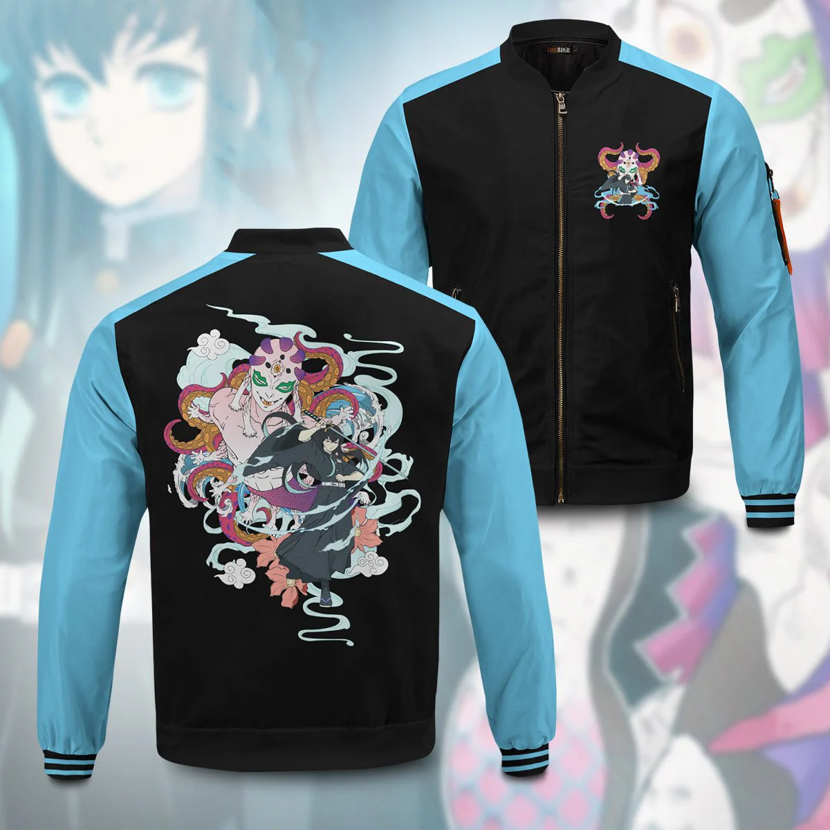 Demon Slayer Jackets - Muichiro x Gyokko Nihonga Bomber Jacket FH0709 ...