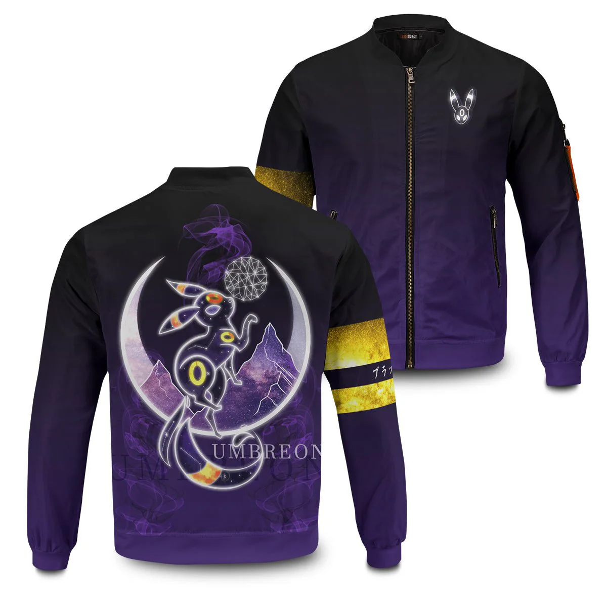 Pokemon Jackets - Umbreon Spirit Bomber Jacket FH0709 | Gear Anime Shop ...