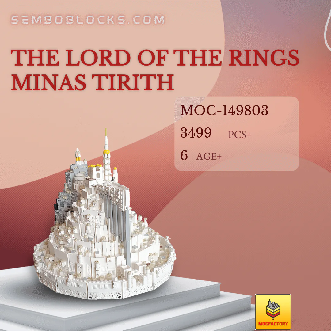 MOC Factory 149803 Modular Building The Lord of the Rings Minas Tirith ...