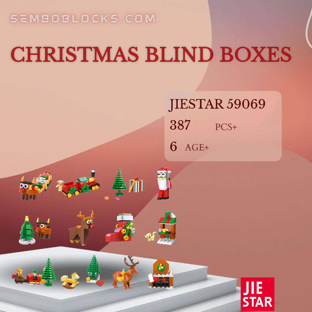 JIESTAR 59069 Creator Expert Christmas Blind Boxes | SEMBO Blocks Shop ...