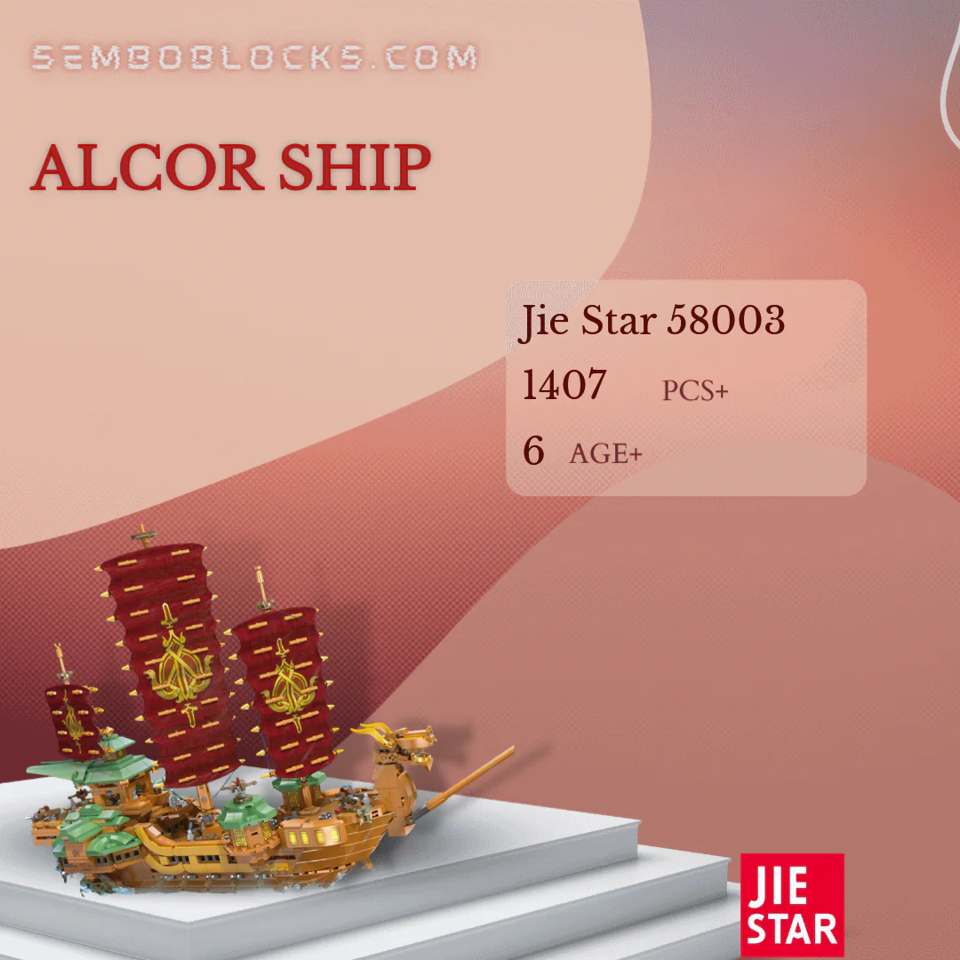 JIESTAR 58003 Creator Expert ALCOR Ship | SEMBO Blocks Shop ⚡️ Official ...