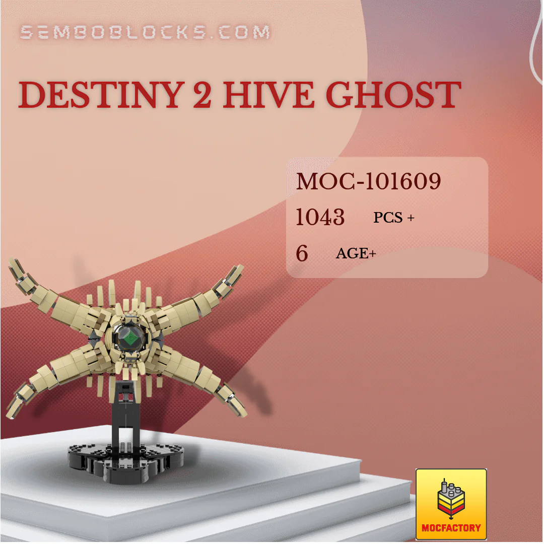 MOC Factory 101609 Creator Expert Destiny 2 Hive Ghost | SEMBO Blocks ...