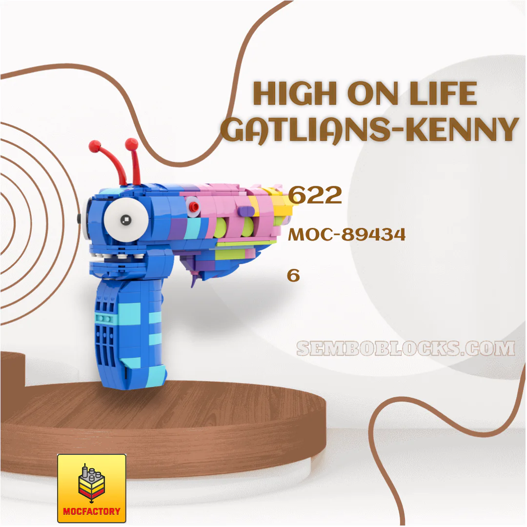 MOC Factory 89434 Creator Expert High on Life Gatlians-Kenny | SEMBO ...