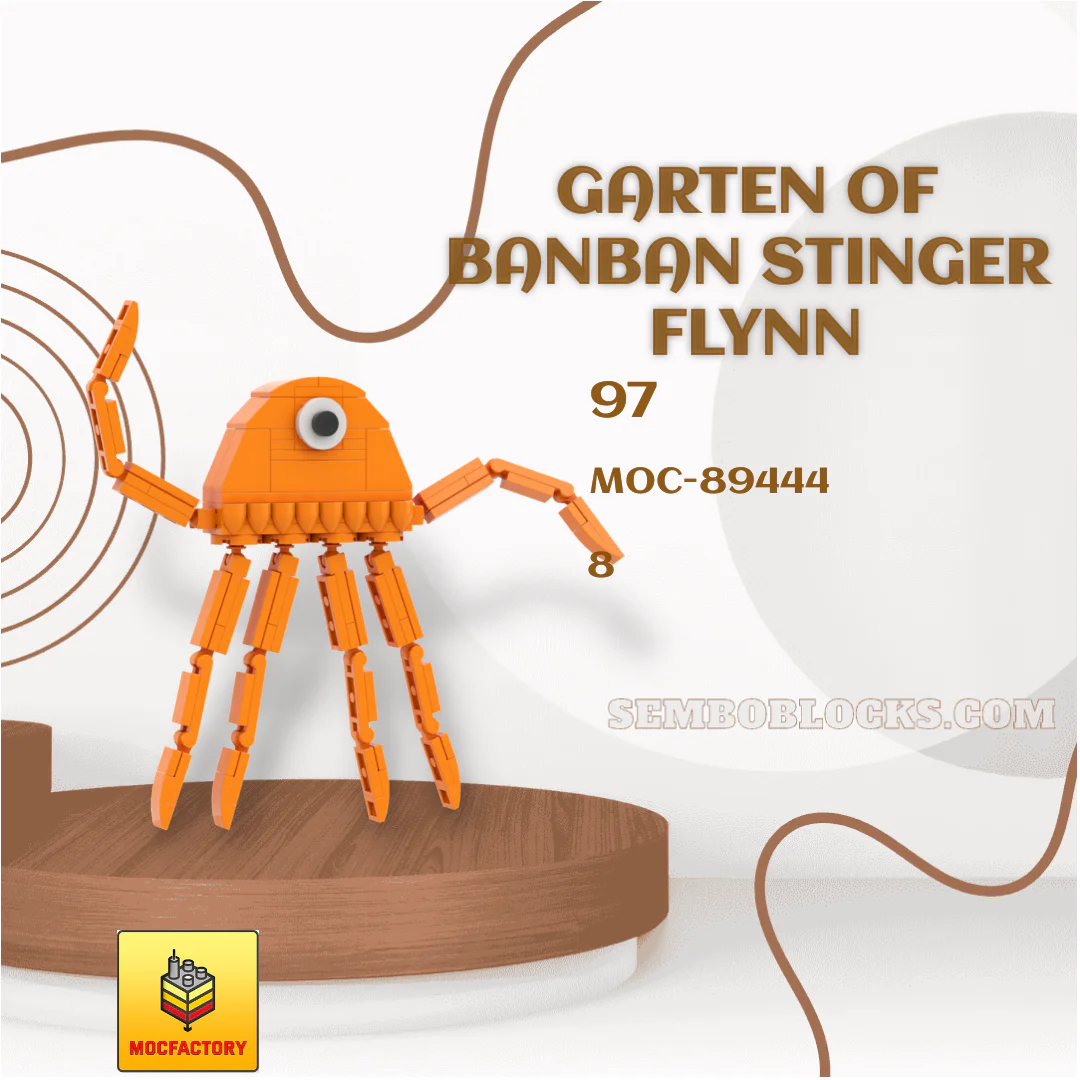 MOC Factory 89444 Creator Expert Garten of Banban Stinger Flynn | SEMBO ...
