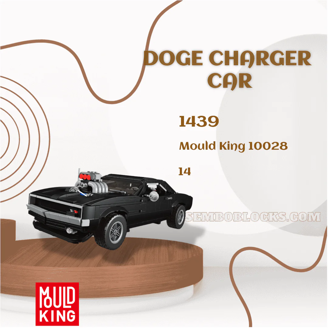 MOULD KING 10028 Technician Doge Charger Car | SEMBO Blocks Shop ⚡️ ...