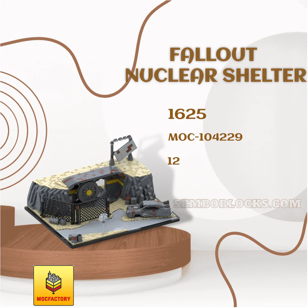 MOC Factory 104229 Modular Building Fallout Nuclear Shelter | SEMBO ...